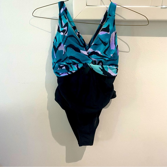 Cupshe | Swim | Nwt Cupshe Mystery Night Animal Wrap Front Cutout One ...